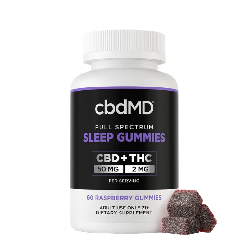 Full Spectrum CBD THC Gummies For Sleep Raspberry CbdMD Full Spectrum CBD THC Gummies For Sleep Raspberry CbdMD