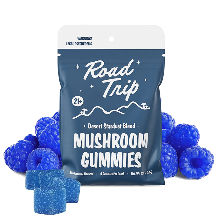Road Trip Gummies | Desert Stardust Magic Mushroom Gummies - Blue Raspberry