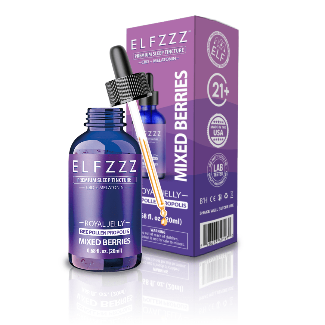 Buy ELFZZZ - Premium Sleep Tincture - CBD + Melatonin - 20ml Online ...