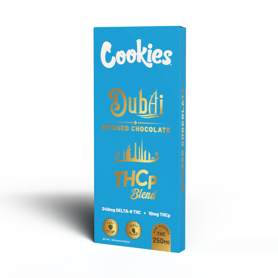 Cookies THCP Blend Dubai Chocolate 250mg - Shop Online - CBD.co