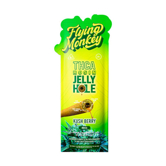 Flying Monkey THCA Rosin Jelly Hole PreRolls 3.3g - Shop Online - CBD.co