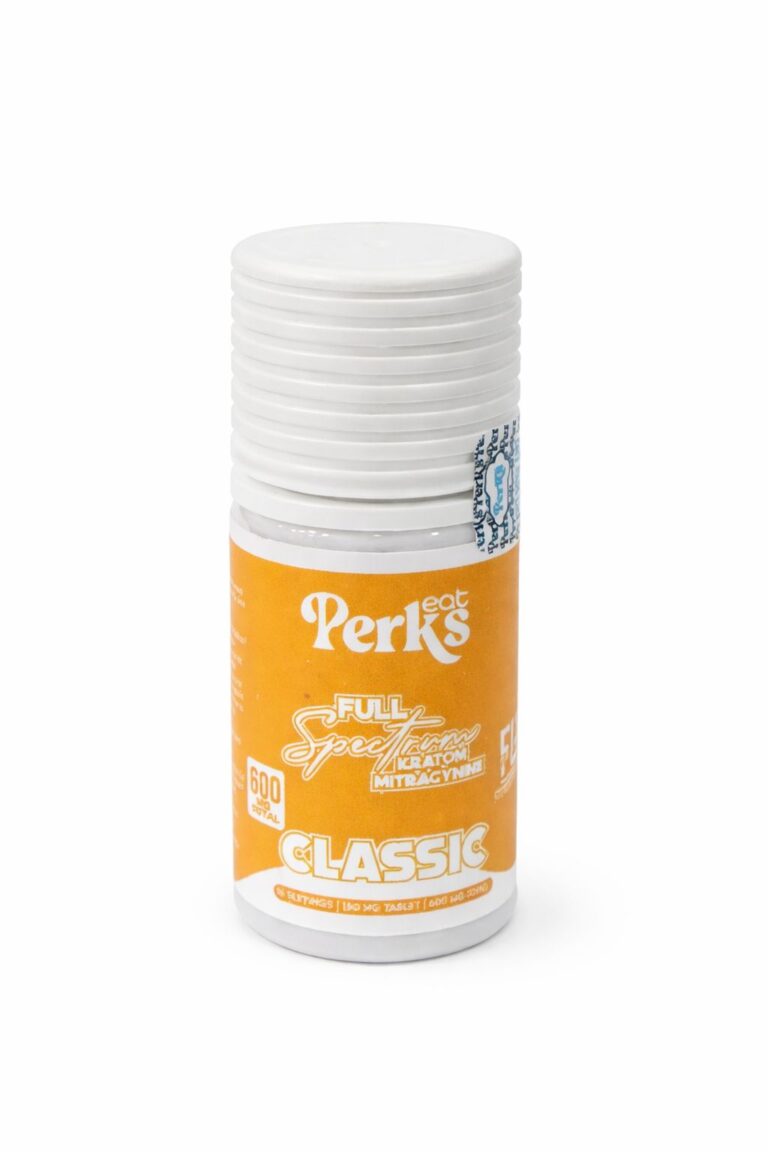 Buy Eat Perks Full Spectrum Kratom Tablets 600mg Online - CBD.co