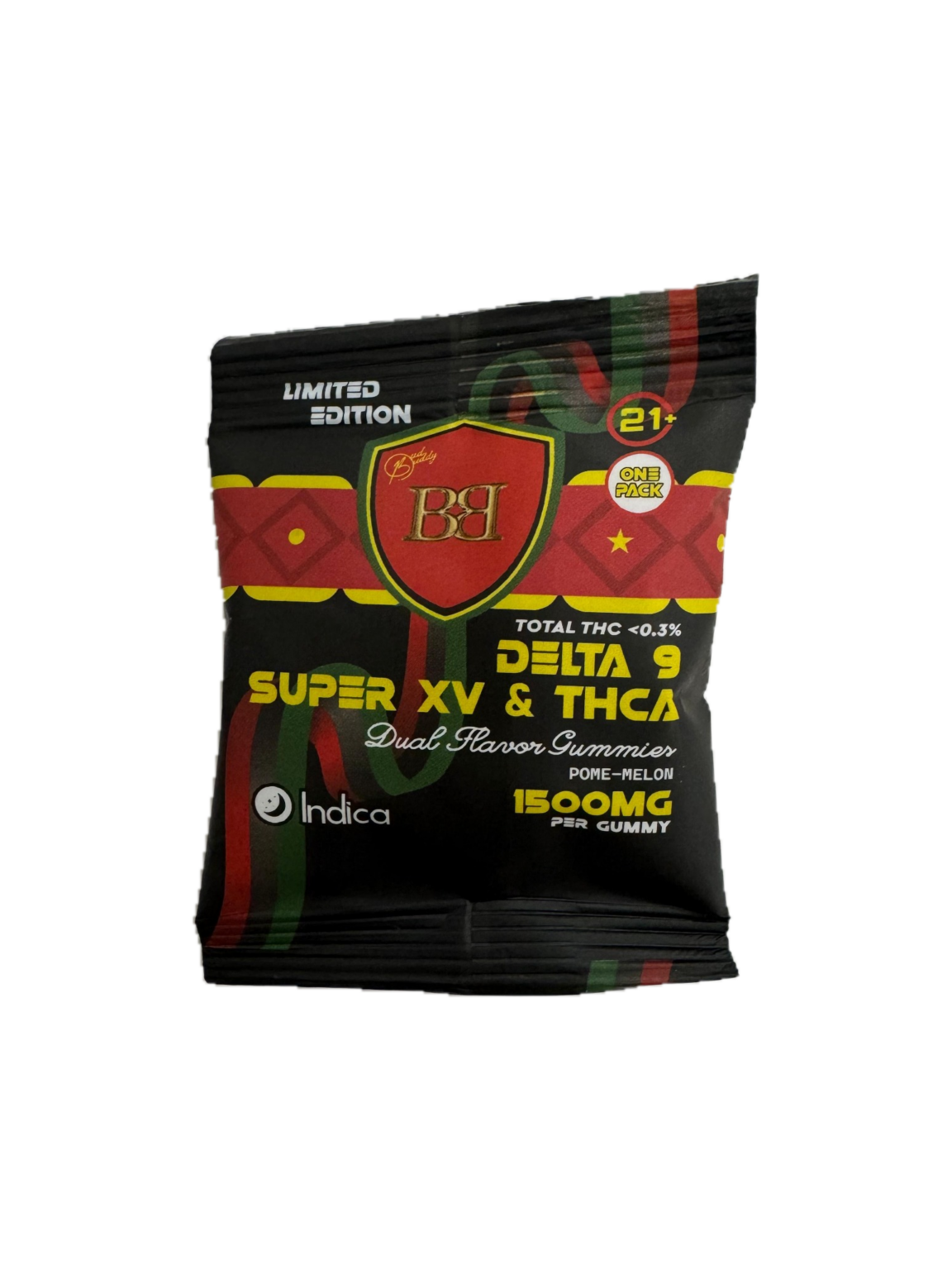Bud Buddy THCA Delta 9 Super XV Gummies Dual Flavor 500mg 1ct - CBD.co